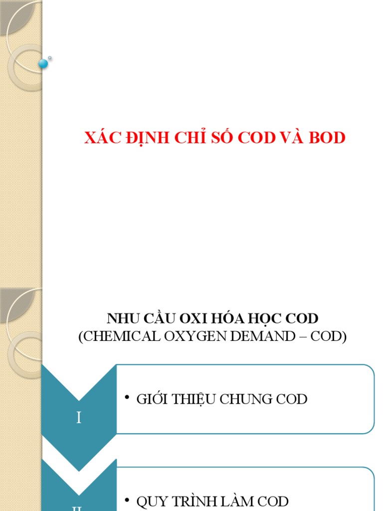 COD Và BOD | PDF