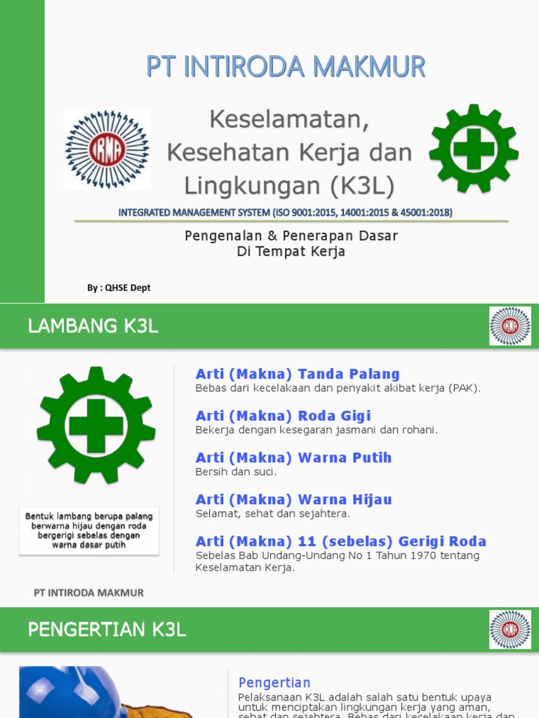 Dasar Dasar Keselamatan Dan Kesehatan Kerja K3 Pdf