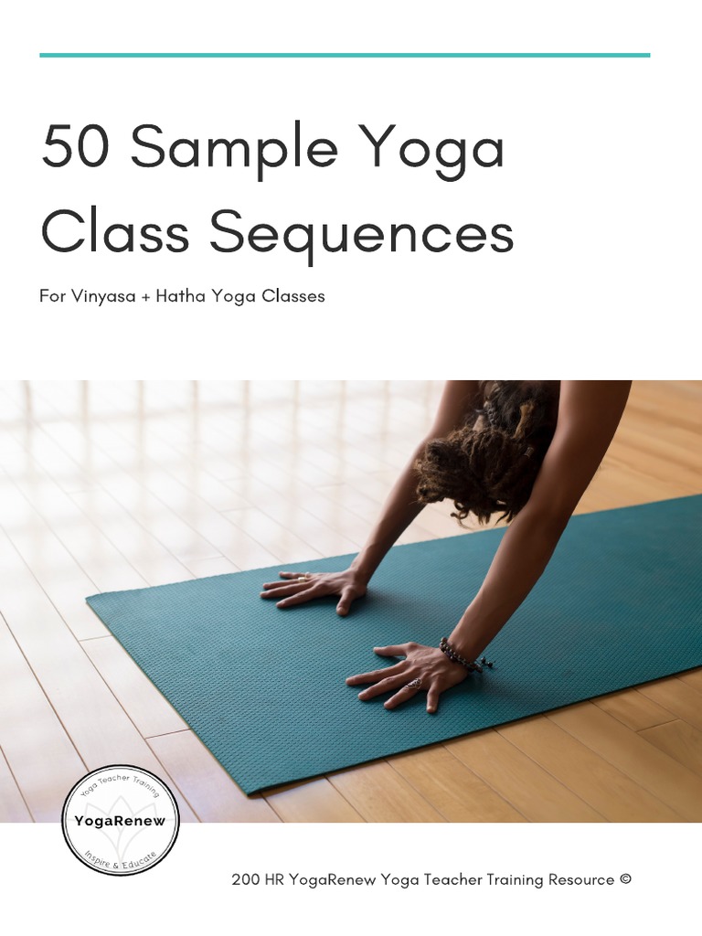YogaRenew 50 Class Sequences | PDF | Meditation | Physical Fitness