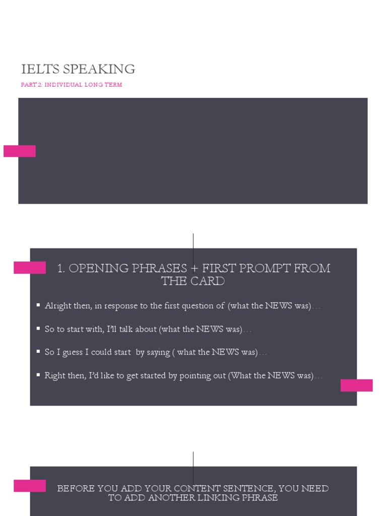 Ielts Speaking: Part 2: Individual Long Term | PDF | Cognition ...