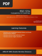Area Computation: Double Meridian Distance Double Parallel Distance ...