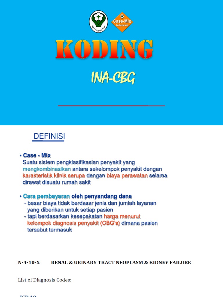 Aturan Koding Ina-Cbg | PDF