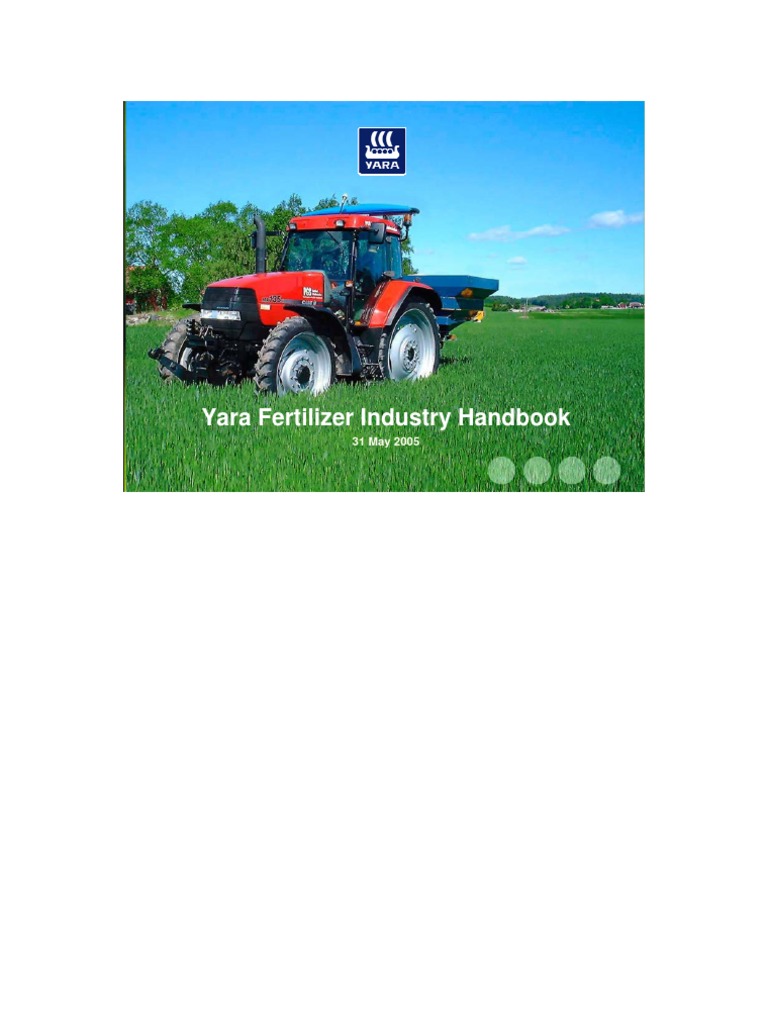 Fertilizer Industry Handbook | PDF | Urea | Fertilizer