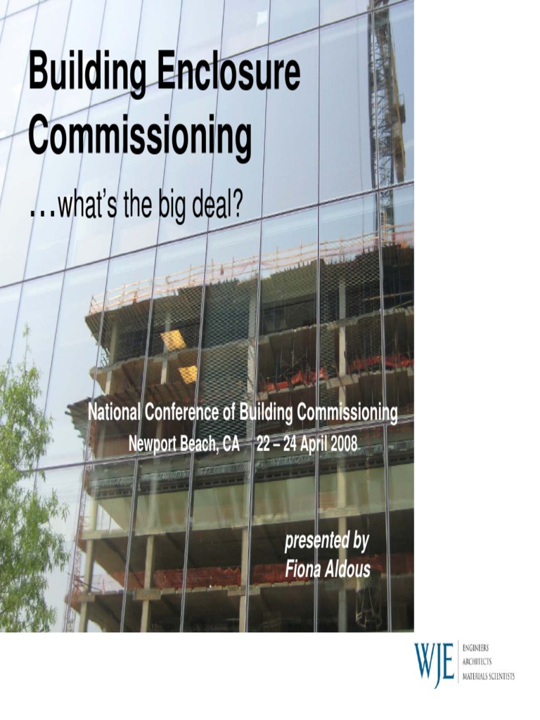 Building Enclosure Commissioning: What's The Big Deal? | PDF | Building ...