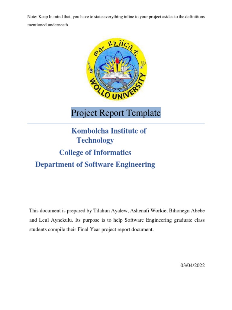 Regular Project Guidline For Software Engineering | PDF | Use Case | Design
