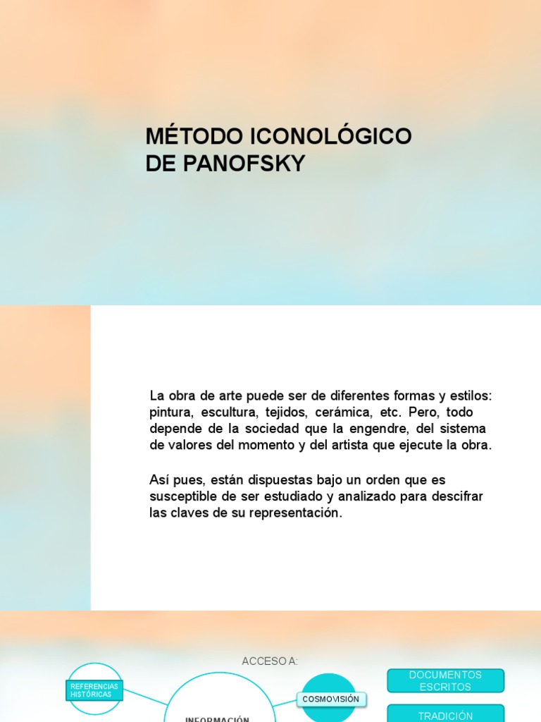 Panofsky | PDF | Las artes