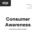 Consumer Awareness Report Final | PDF | Methodology | Sampling (Statistics)