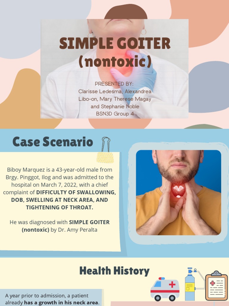 Simple Goiter (Nontoxic) | PDF | Health Sciences | Clinical Medicine