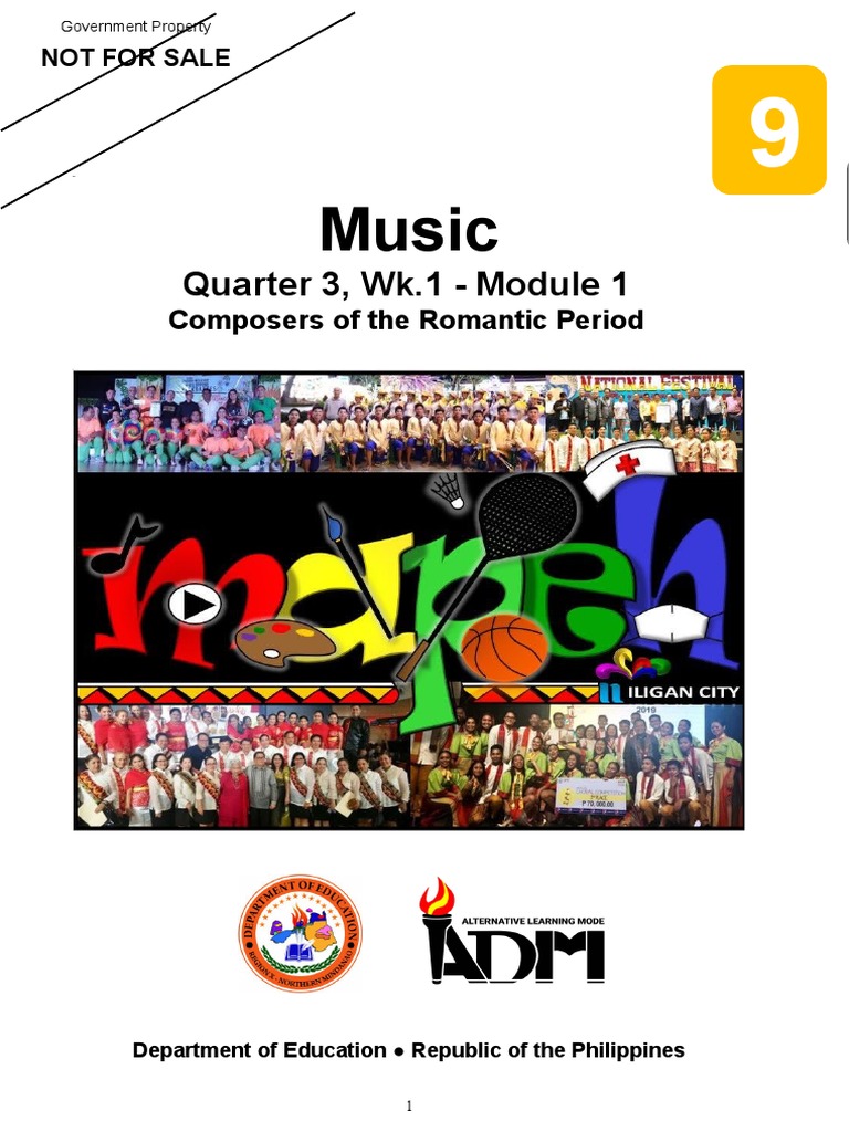 1-Music9 q3 Mod1 ComposersOfTheRomanticPeriod v2 | PDF | Romantic Music ...