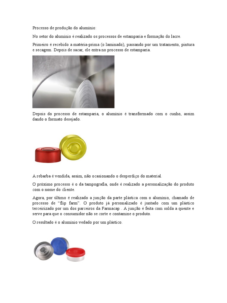 Processo de Produção Do Alumínio | PDF