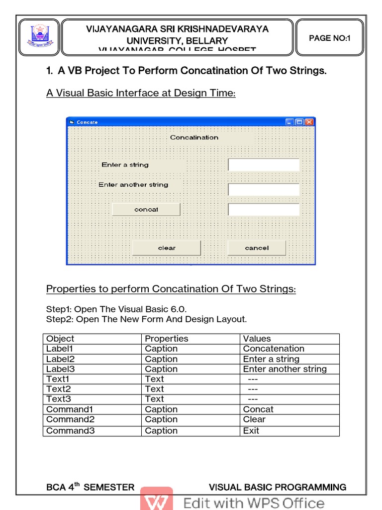 VB Programs BCA 4th Sem | PDF | Visual Basic .Net | Fahrenheit VB Programs BCA 4th Sem | PDF | Visual Basic .Net | Fahrenheit
