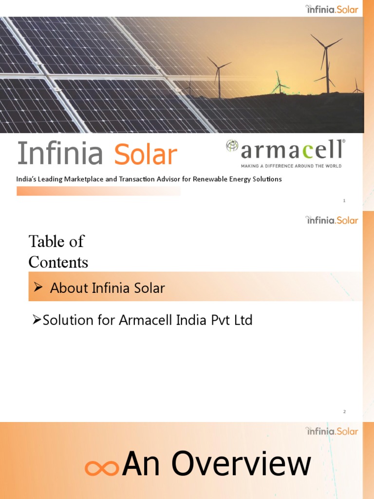 Infinia Solar - Armacell India - 17.06.2022 | PDF | Electric Power ...
