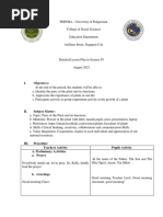 Multi Grade Semi-Detailed Lesson Plan | PDF | Plants | Leaf