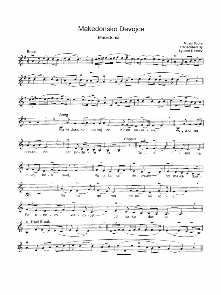 Macedonia Makedonsko Devojce | PDF