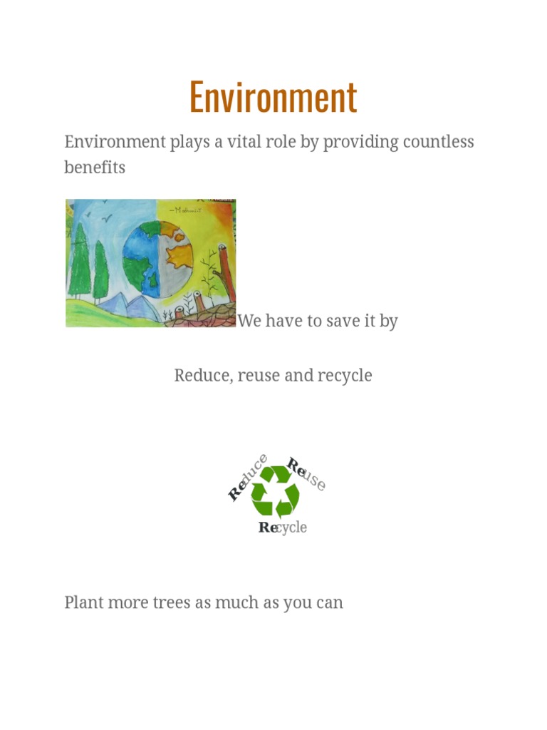 10 Ways to Save the Environment | PDF