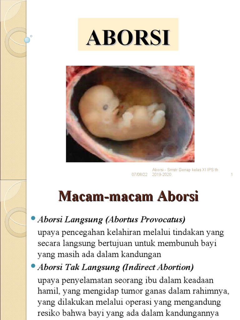 Aborsi | PDF | Pengembangan Diri