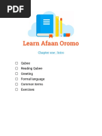 200+ Basic Oromo Language Words & Phrases You Should Know | PDF ...