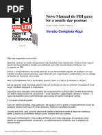 Manual de Persuasao Do Fbi Jack Shafer | PDF | Autoajuda