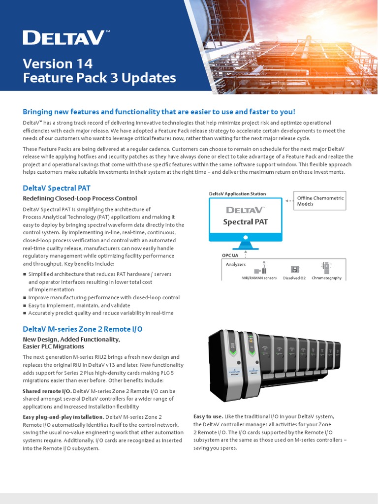 Flyer Deltav Version 14 Feature Pack 3 Updates Deltav en 7550570 | PDF ...