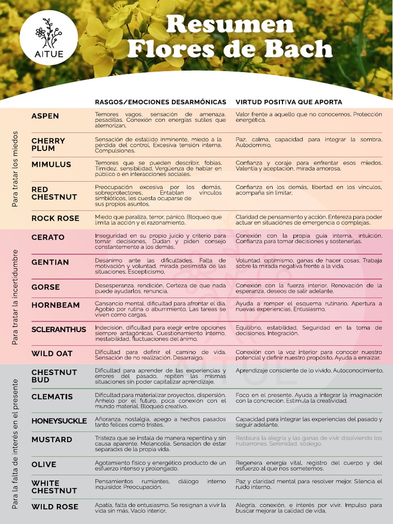 Guia Flores de Bach | PDF