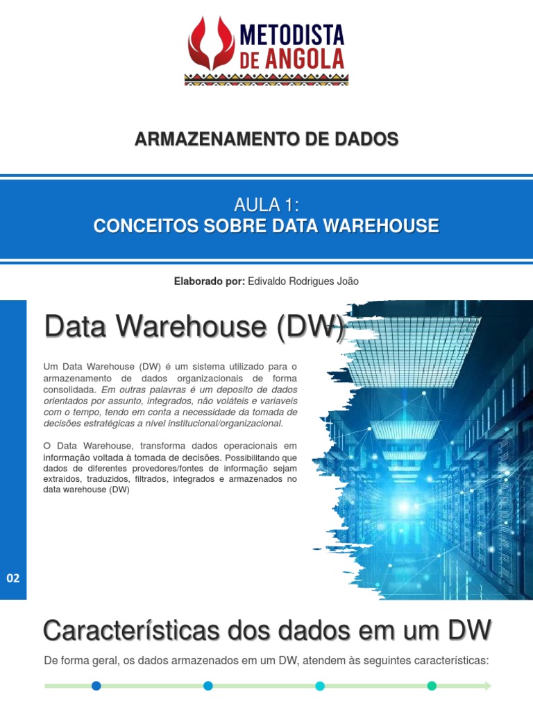 Aula 1 - Conceitos Sobre DW | PDF | Armazém de dados | Dados