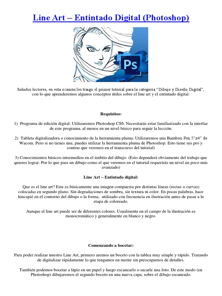 1 Line Art | PDF | Dibujo | Color