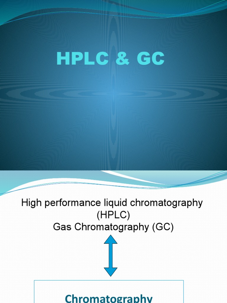 HPLC & Gc-Ok | PDF