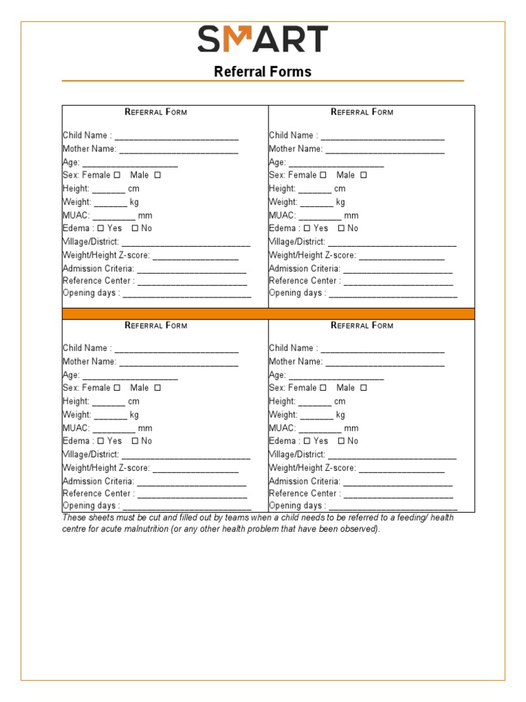 3F Referral Form | PDF | Health Sciences