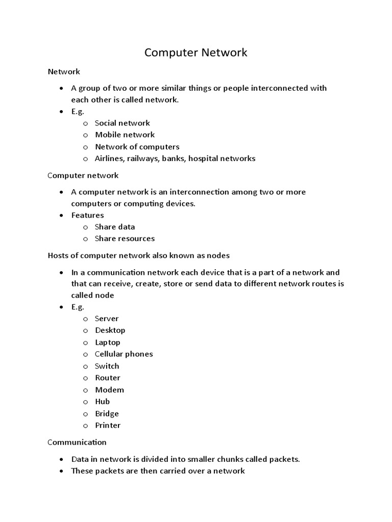 Computer Network Pdf Computer Network Network Topology