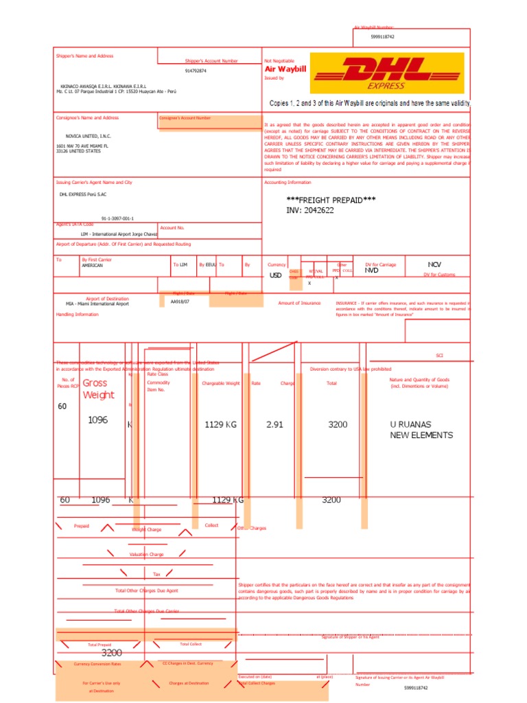 Sesión 14 Formato de Guía AWB | PDF | Trade | Economies