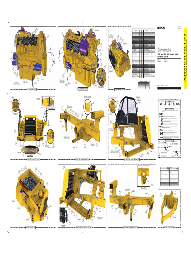 LH Engine View RH Engine View Top Engine View: 773F and 775F Off ...