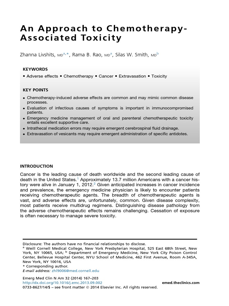 Chemotherapy Toxicity | PDF | Epidermal Growth Factor Receptor ...
