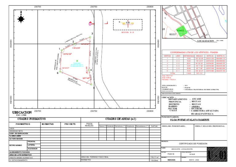 Plano Ubicacion | PDF | Geodesia | Cartografía