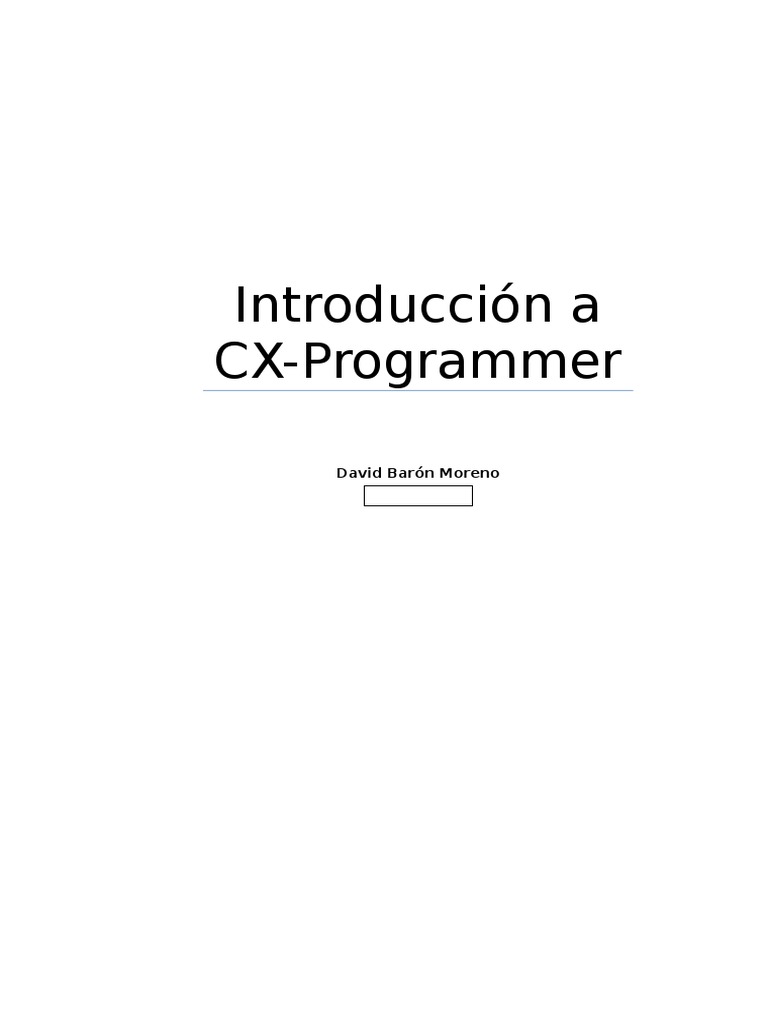 Introduccin A CX-Programmer | PDF | Ventana (informática) | Archivo de ...