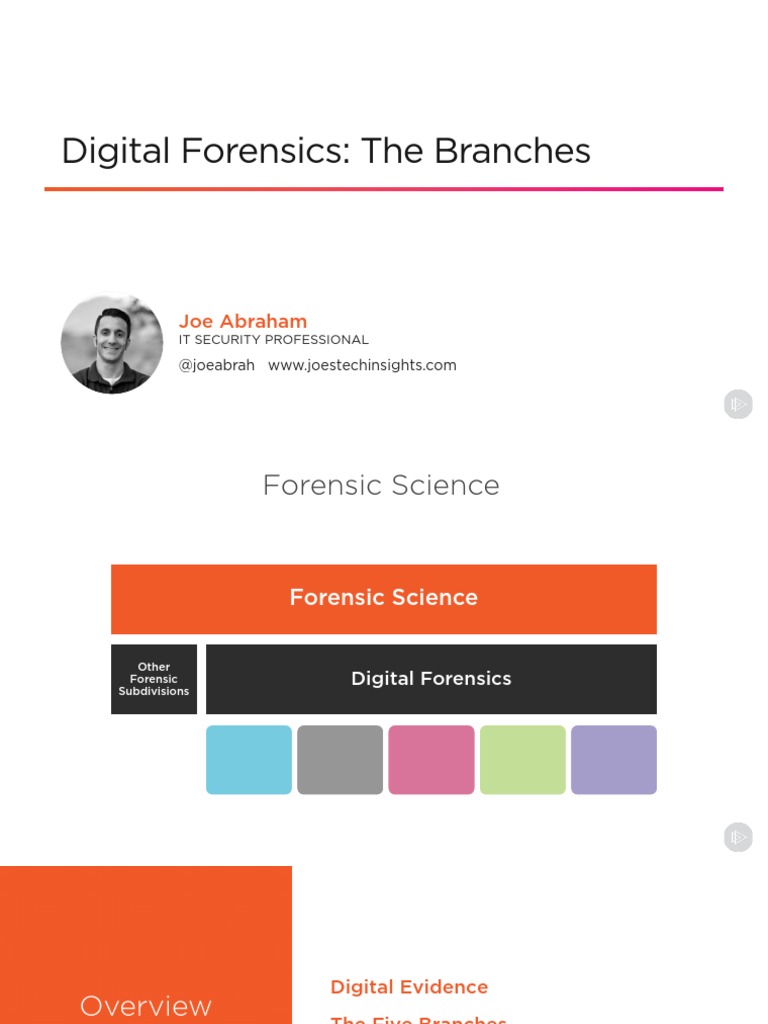 Digital Forensics: The Branches: Joe Abraham | PDF | Computer Forensics ...