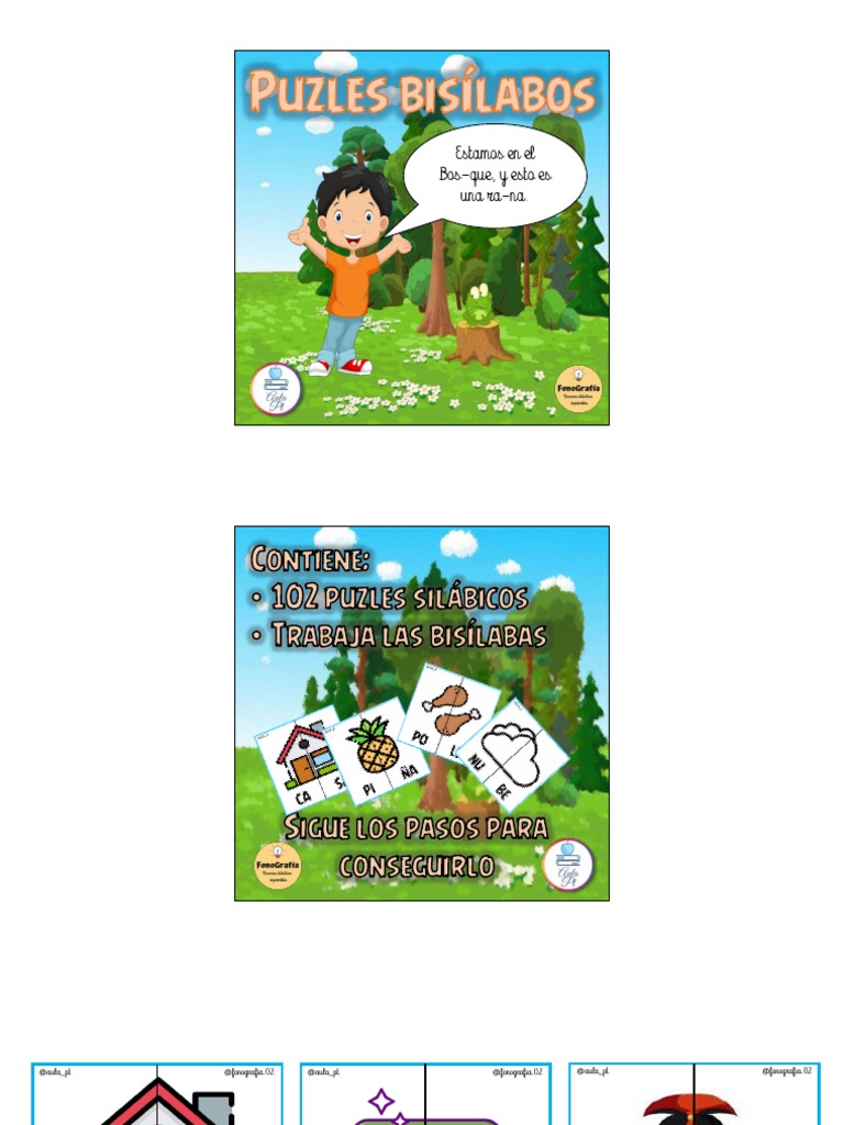 Puzzles BISILABO | PDF