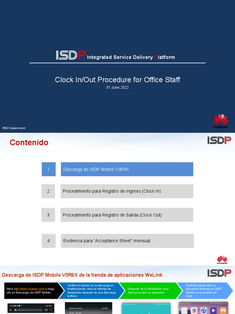 ISDP - Clock in Procedure - WX Office Users - 20220601 | PDF | Gestión ...