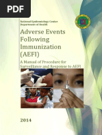 AEFI Surveillance and Management Guidelines | PDF | Adverse Effect ...