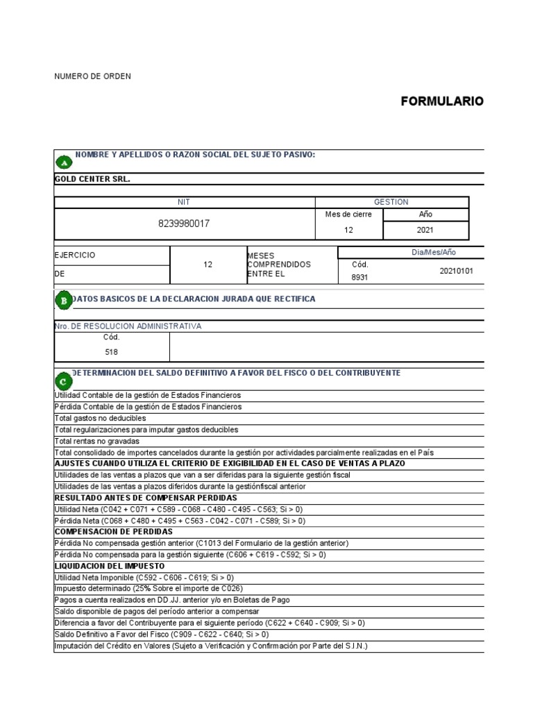 Form 500 | PDF | Contabilidad | Impuestos
