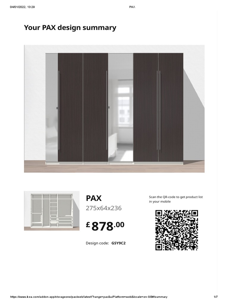 Your PAX Design Summary: What Would You Like To Customize? | PDF ...