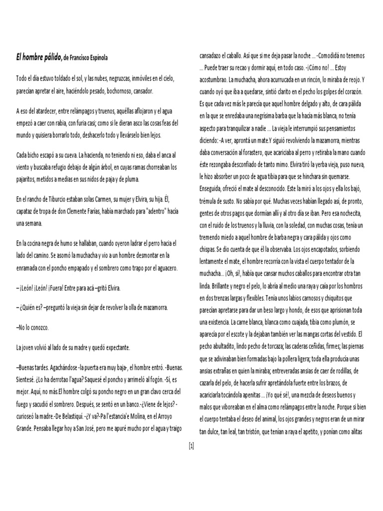 El Hombre Palido | PDF