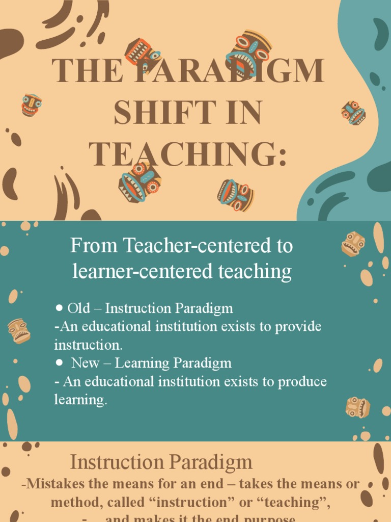 The Paradigm Shift in Teaching | PDF | Cognitive Science ...