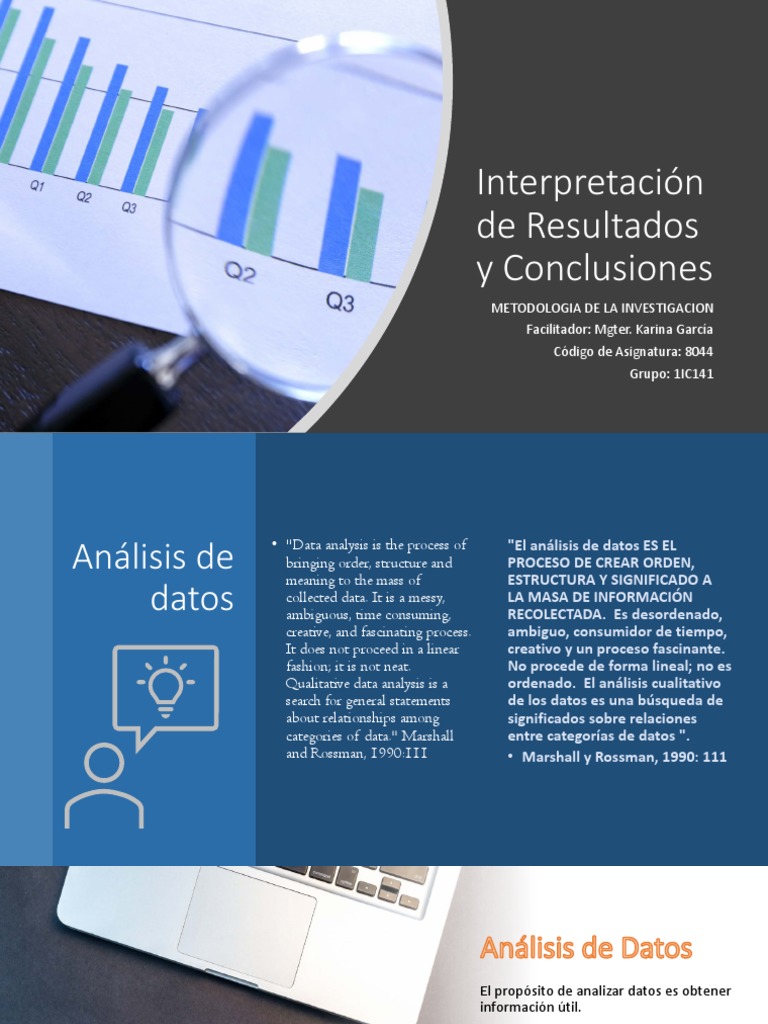 Interpretación de Resultados y Conclusiones | PDF | Estadísticas ...