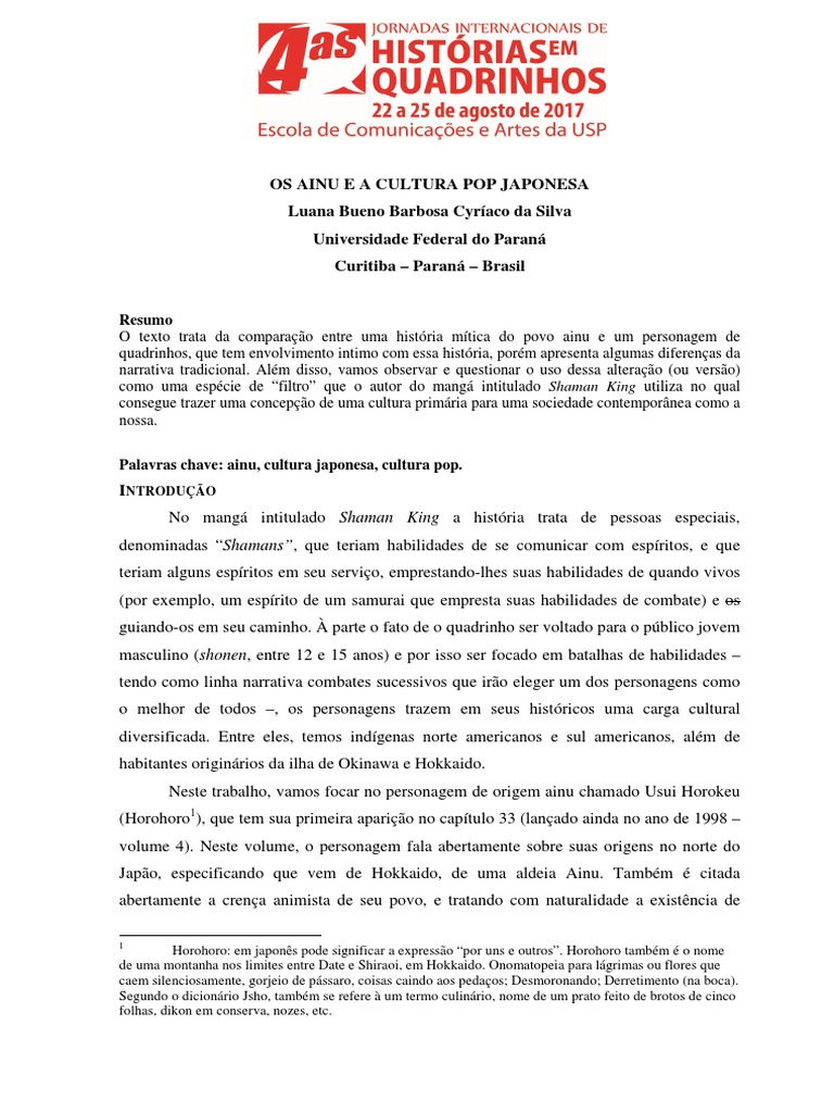 Ainu | PDF | Japão | Mangá