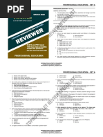 CBRC 2022 LET - ProfEd (DIAGNOSTIC EXAM) | PDF | Educational Assessment | Curriculum