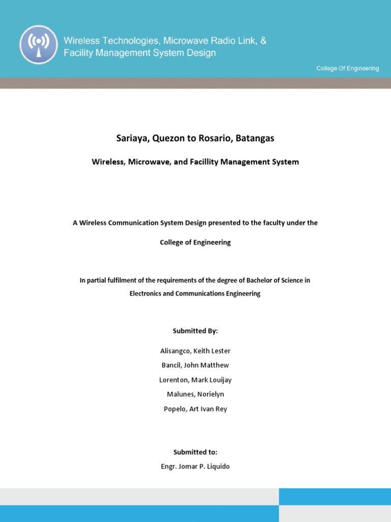 Communication (Microwave Tower Schematics) | PDF | Computer Network | Antenna (Radio)