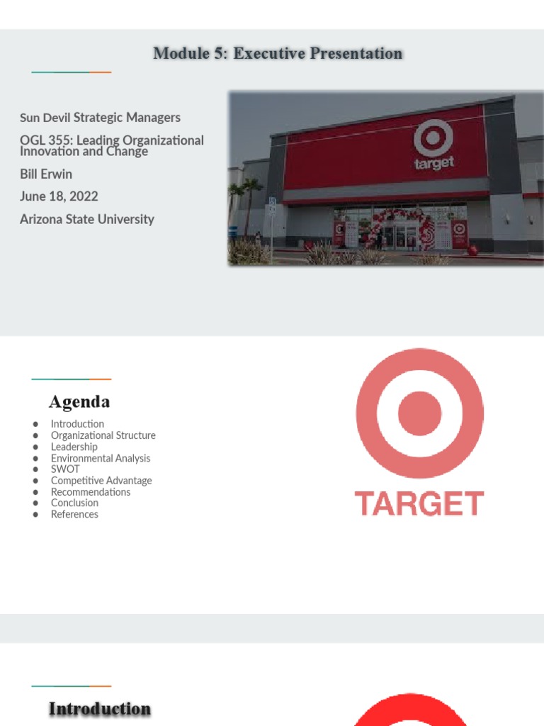 Module 5 Executive Presentation | PDF | Competitive Advantage | Target ...