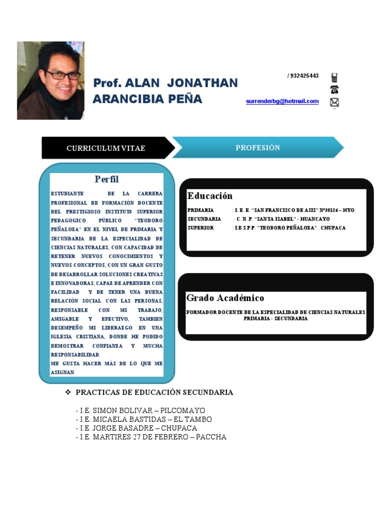 Curriculum Vitae Jonathan 2021 | PDF | Maestros