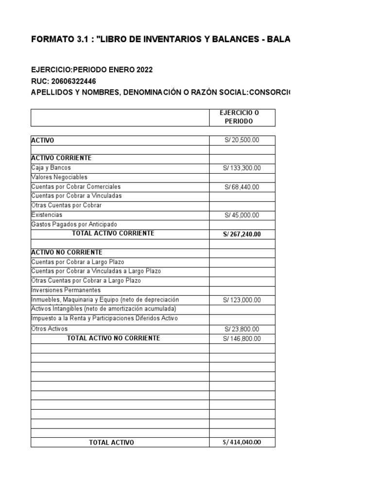 Libro de Inventario y Balances | PDF | Activo fijo | Contabilidad