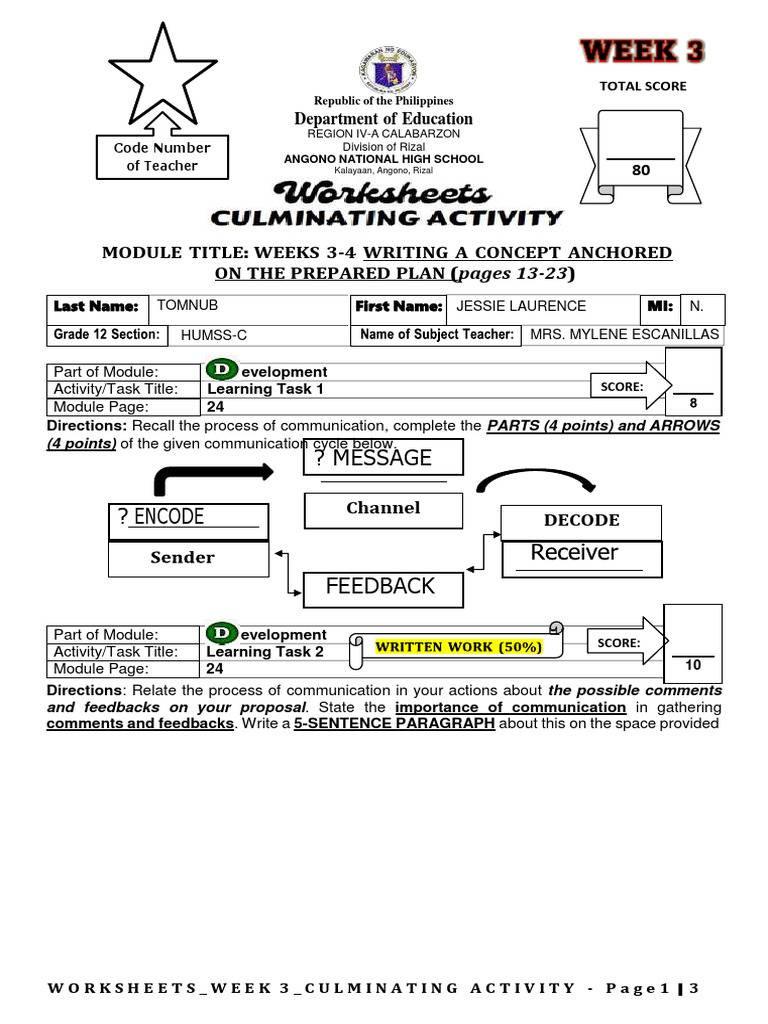 WEEK-3 - WORKSHEETS - CULMINATING-ACTIVITY - Final (1) DONE | PDF ...